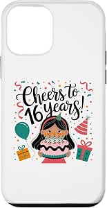Amazon.com: iPhone 12 mini 16 Th Birthday Girl Turning 16 Year Old 16Th ...
