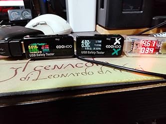 Amazon.co.jp: COOWOO USB電流電圧テスター チェッカー 3-30V/0-5.1A 急速充電QC2.0/QC3.0/MTK ...