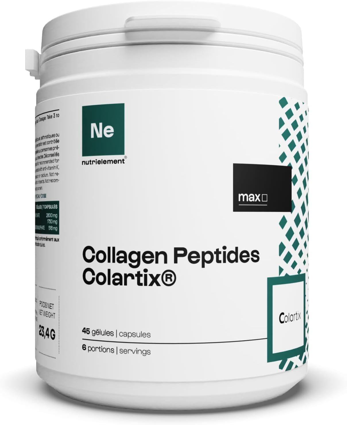 Nutrielement - Collagène Colartix (Type 2) 45 gélules - Collagene ...