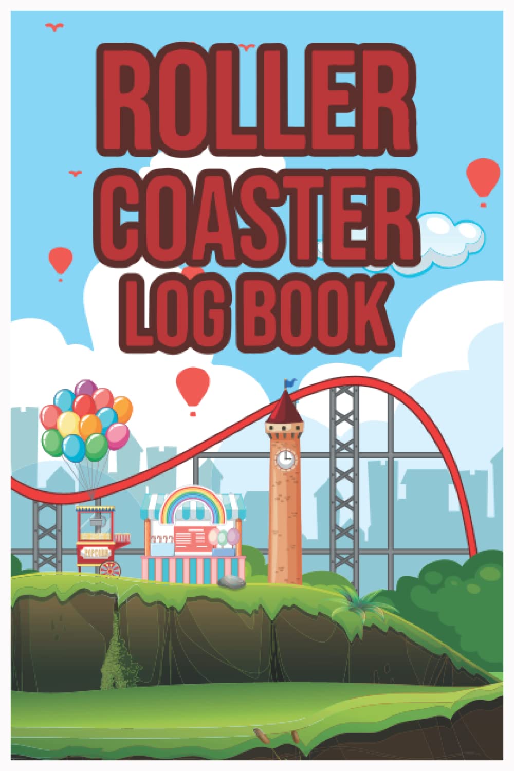 Roller Coaster Logbook Roller Coaster Enthusiasts Thrill Theme Park ...
