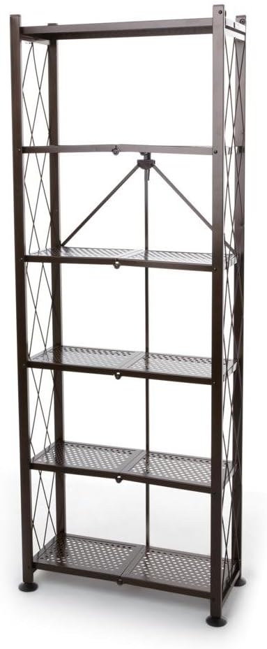 Amazon.com: Origami 6-Shelf Bookcase | Open Style, Organizer Deco Rack ...