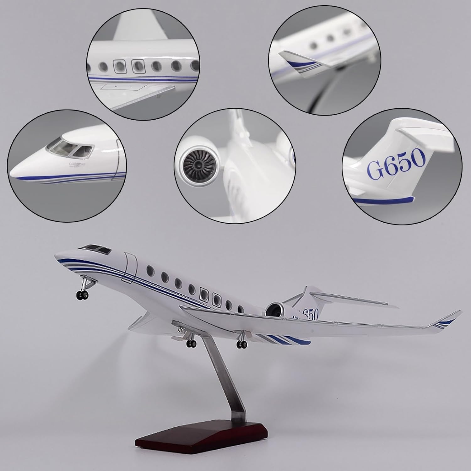Gulfstream G650 with LED Resin Model Private Jet Philippines | Ubuy