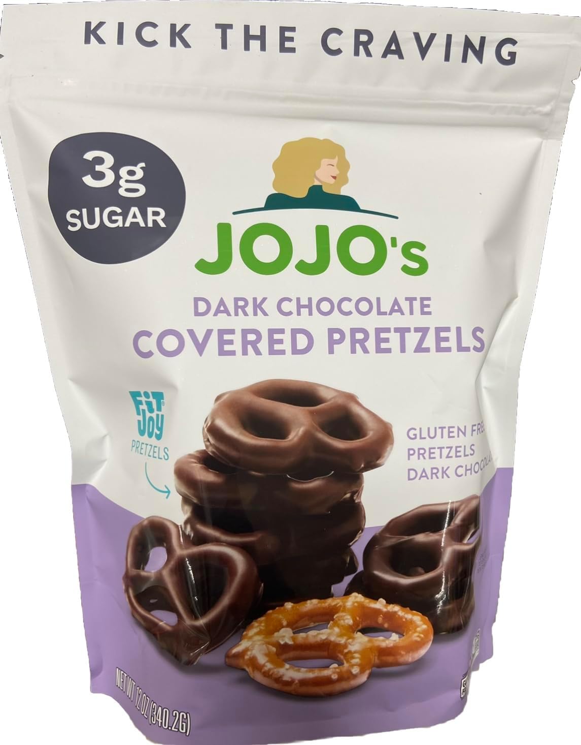 Amazon.com: JOJO's Dark Chocolate Covered Pretzels, Gluten Free ...