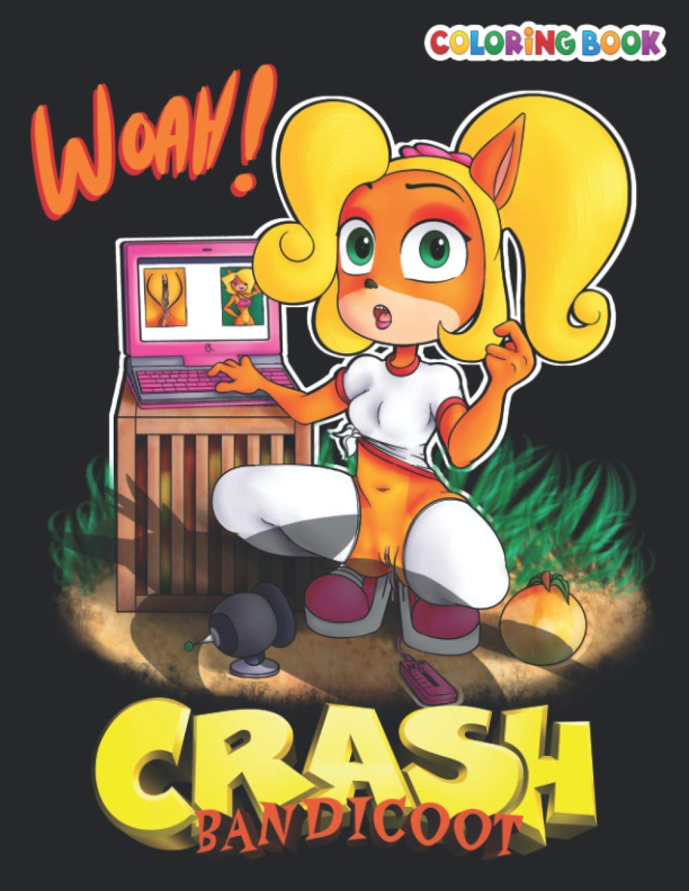 Crash Bandicoot Coloring Book 50 Crash Bandicoot Colouring Pages Kids ...