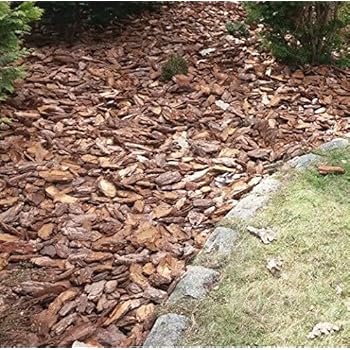 80 l Wooden Bark Chippings Landscaping Garden Surfacing Mulch Play Area ...