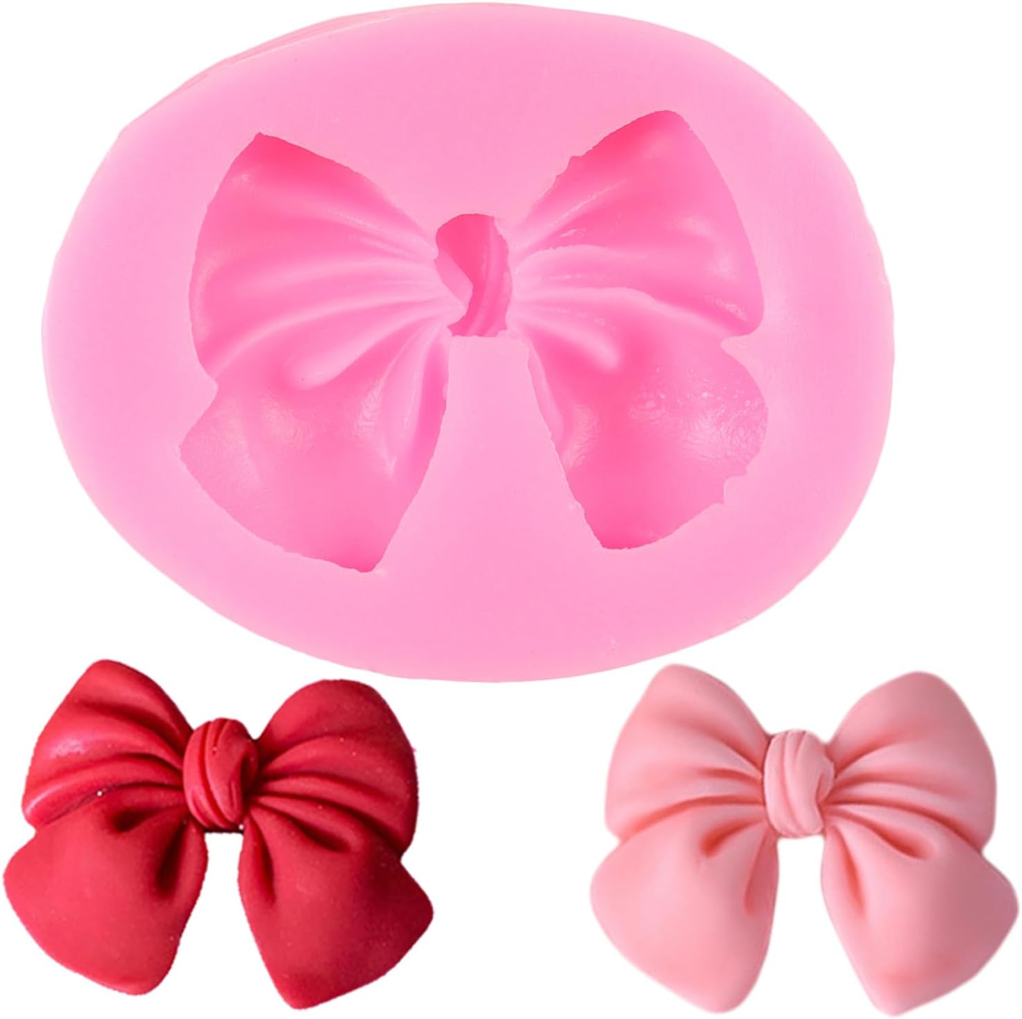 Amazon.com: QDMOLDS Bowknot Fondant Mold Bow Tie Silicone Mold Sugar ...