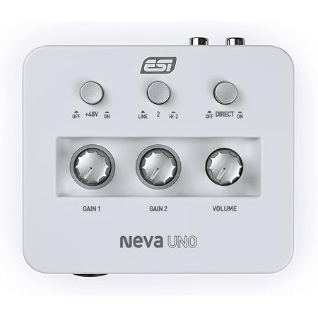 ESI Neva Uno | Professionelles 24-bit / 192 kHz USB Audio Interface ...