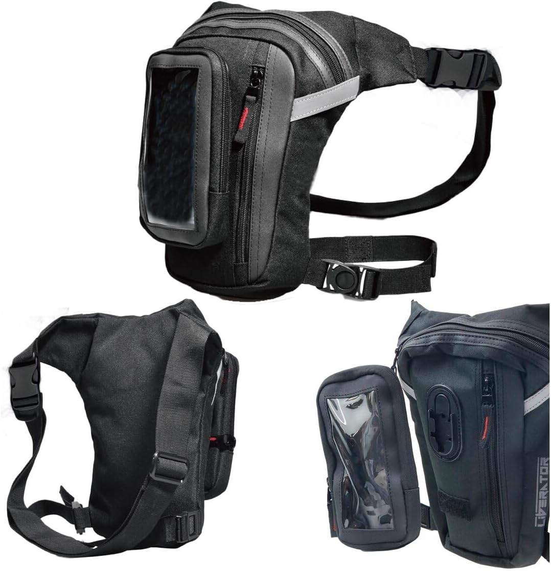 Amazon.co.jp: Liberator Plus バイクレッグバック レッグバッグ レッグポーチ バイク ツーリング ショルダー ボディバッグ ショルダーバッグ 日本企画 足 脚 ...