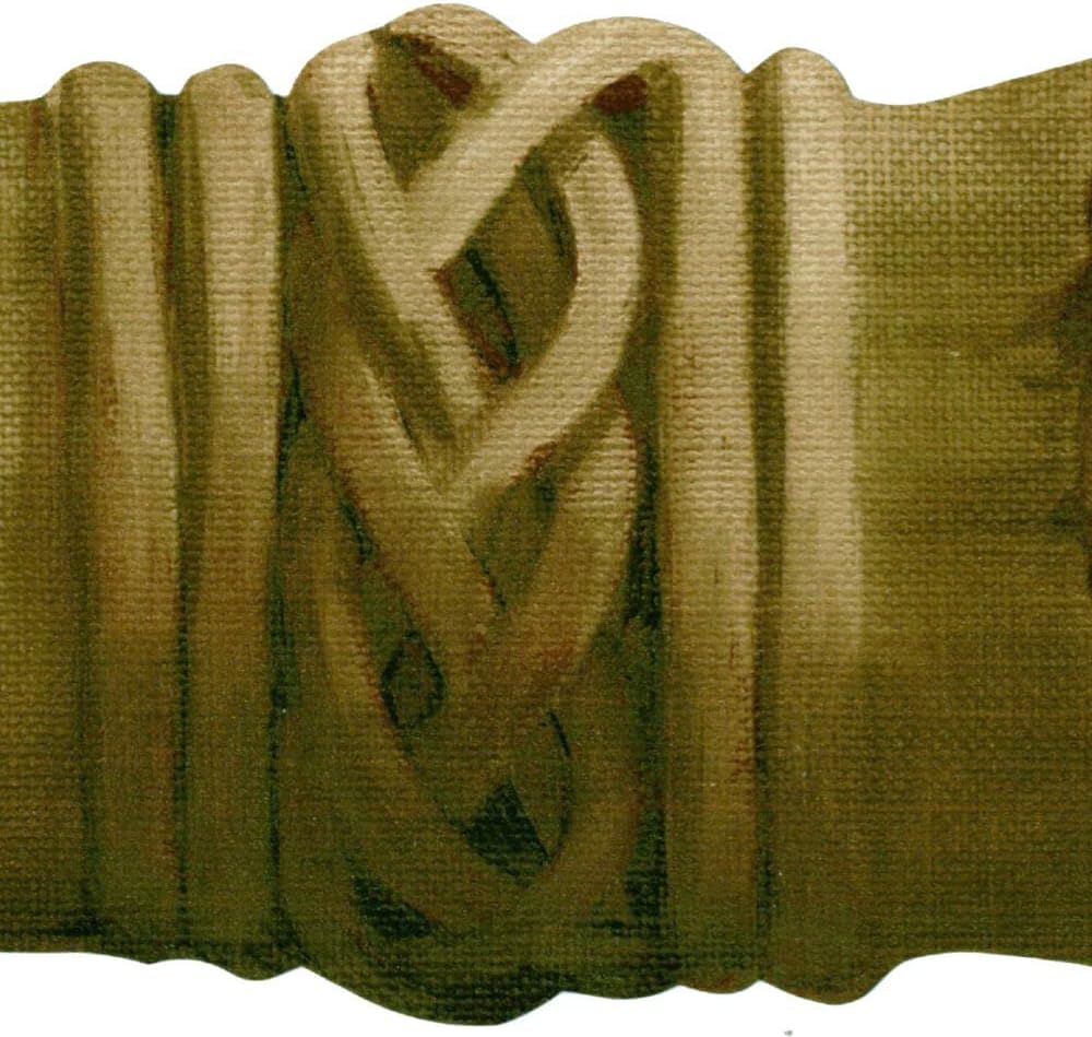 Wallpaper For Less LH2002B Wooden Dark Column Wallpaper Border - Amazon.com