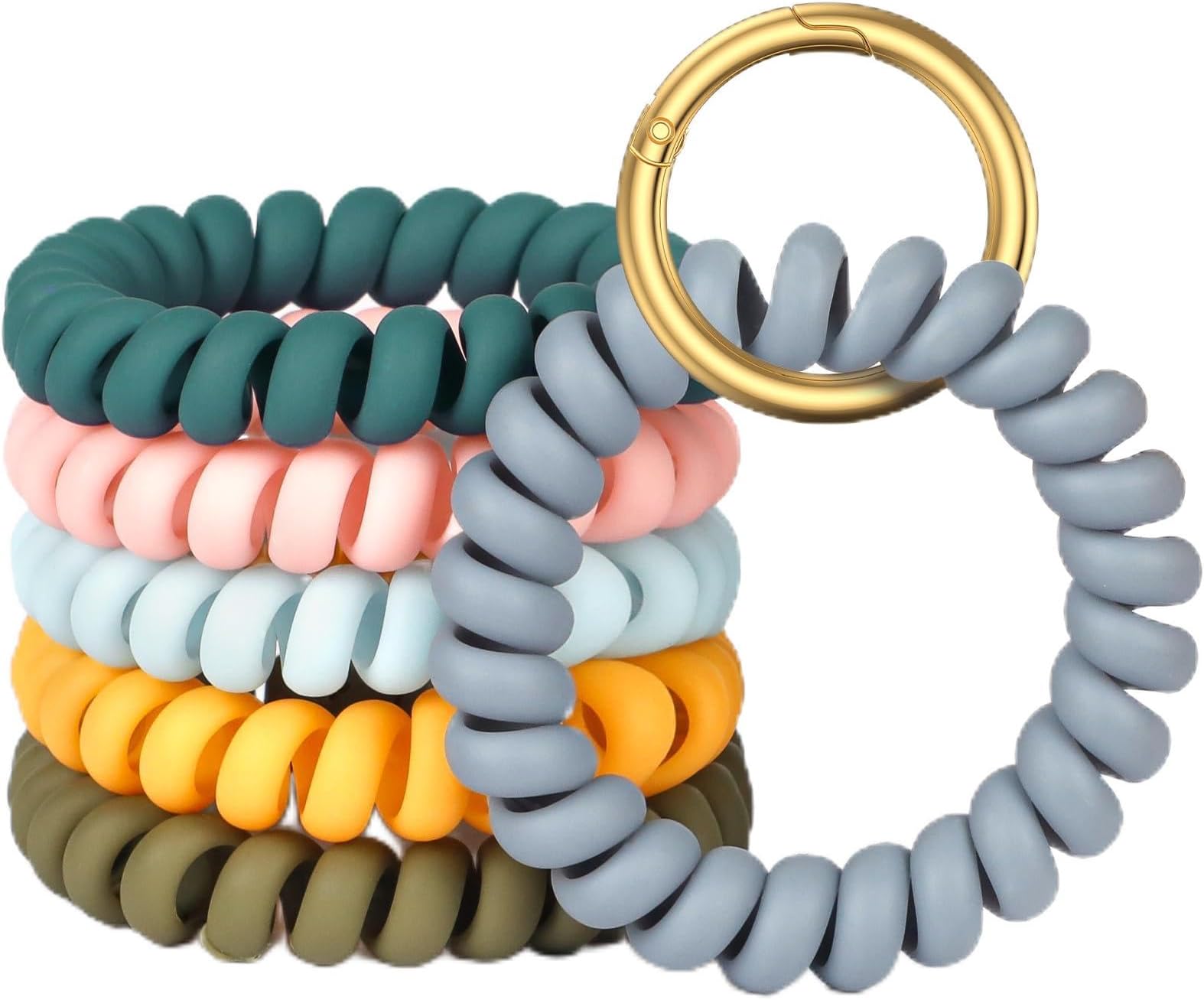 Amazon.com : 6PCS Stretchable Wristband Wristlet Keychain Wrist Key ...