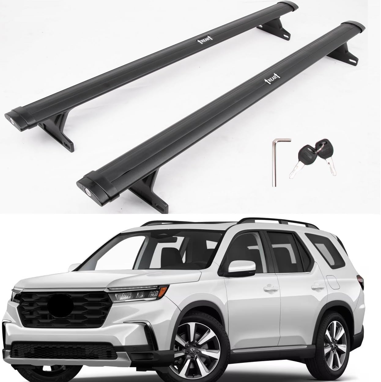 Amazon.com: SAREMAS Upgraded Cargo Racks for Honda Pilot 2023 2024 2025 ...
