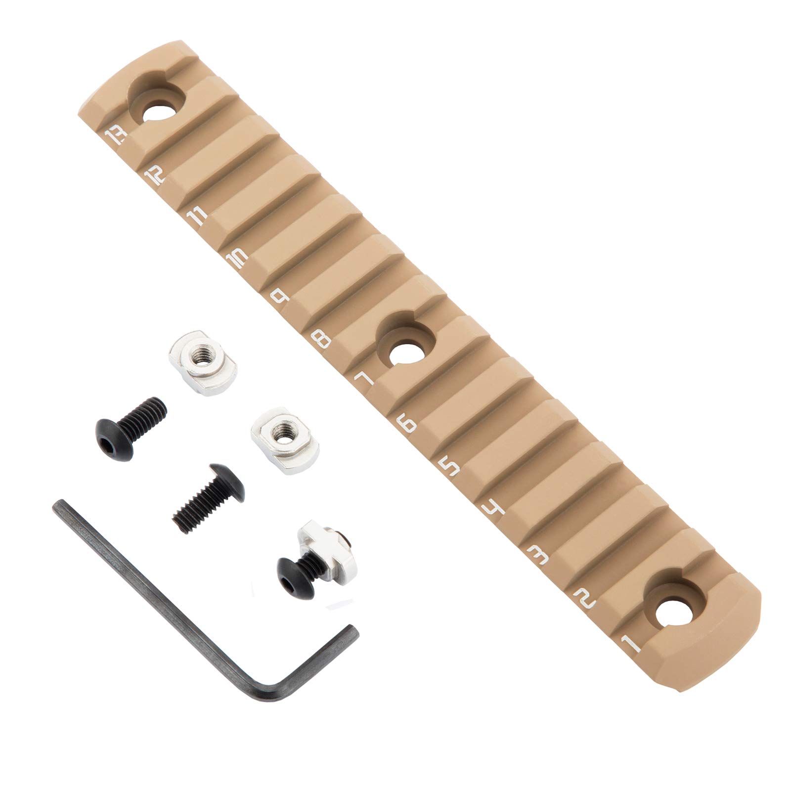 Buy TuFok Picatinny Rail Section for Mlock - Thin 0.27in Height Rail ...