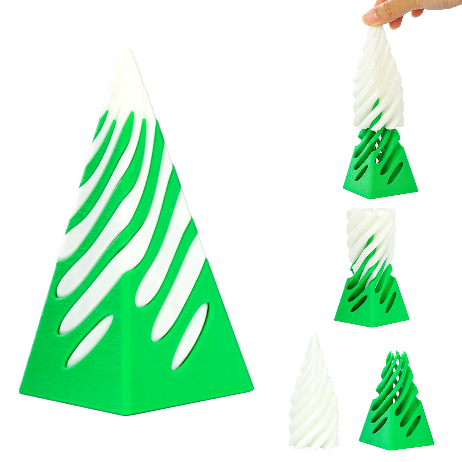 Snapklik.com : Impossible Pyramid Passthrough 4D Printed Statue ...