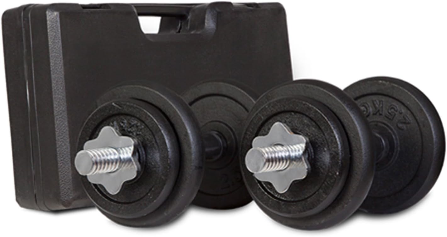 Cortex 20kg Dumbbell Weight Set with Case Weight Training Exercise ...