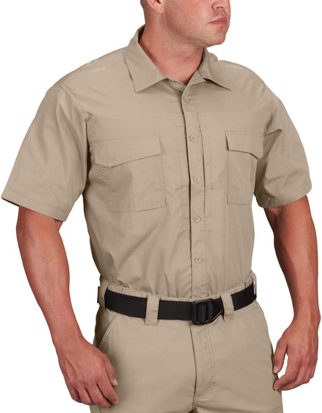 Amazon.com: Propper Revtac Tactical Short Sleeve Stretch Men's Shirt ...