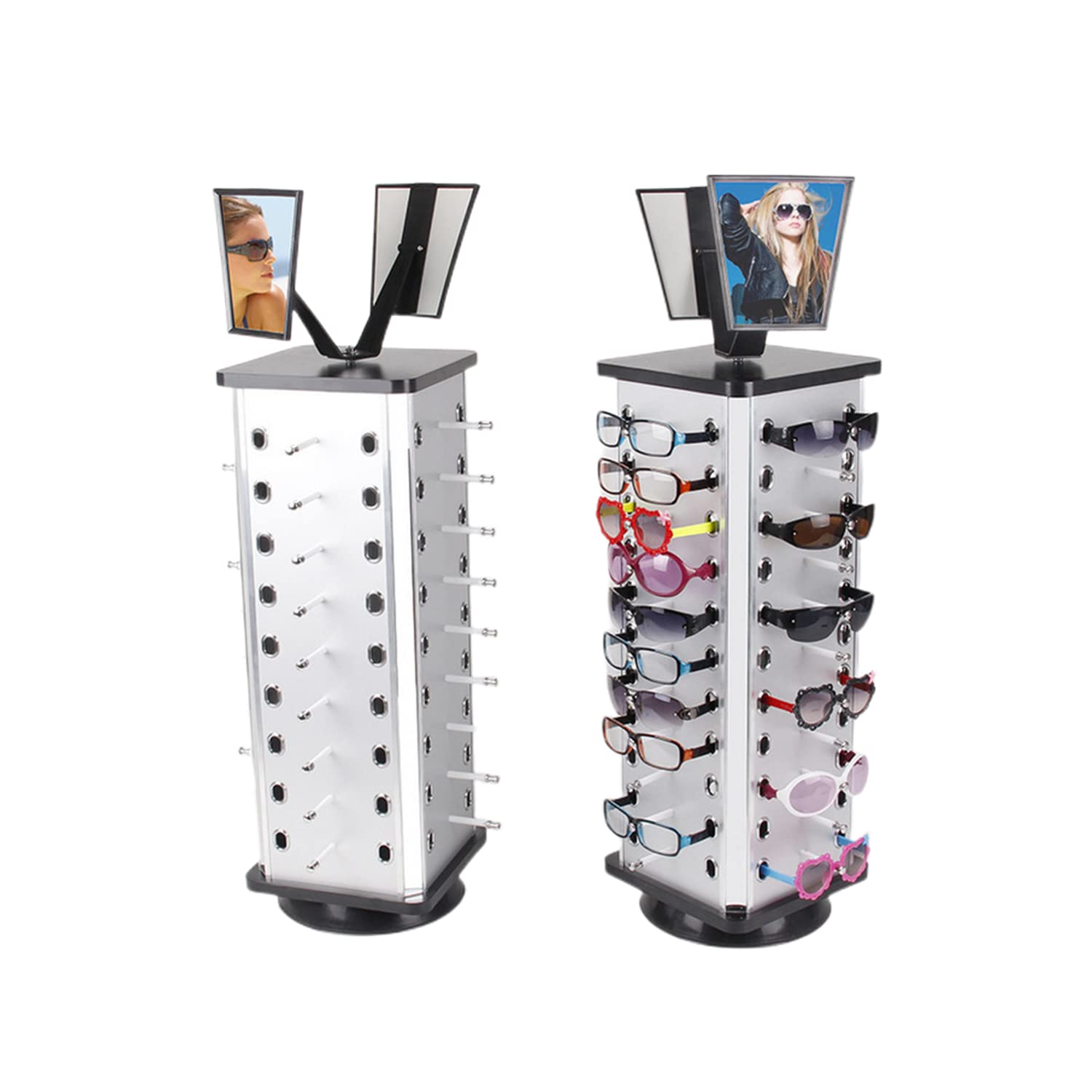 Snapklik.com : MYOYAY Rotating Sunglass Stand Glasses Display Rack 44 ...