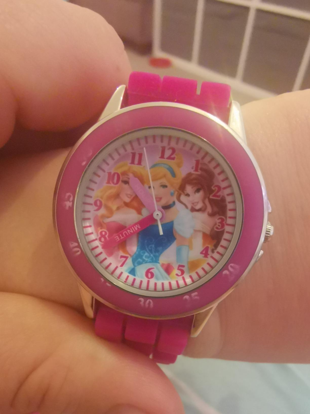 Princess Girls' Time Teacher Quartz Watch with Rubber Strap – PN1078 ...