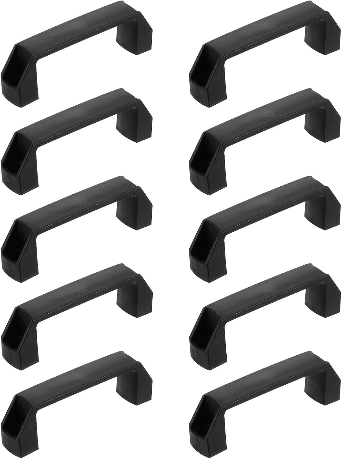uxcell 10 Pack Rectangular Plastic Pull Handle, 115mm/4.5 Inch Hole ...