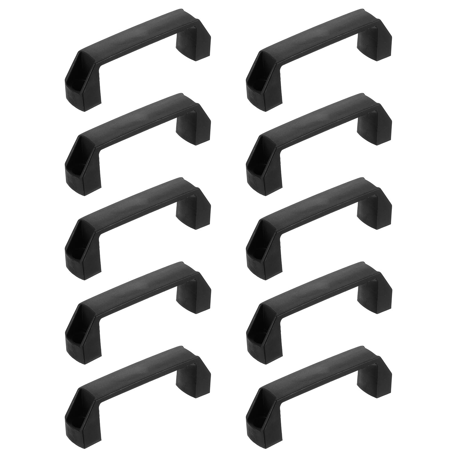 uxcell 10 Pack Rectangular Plastic Pull Handle, 115mm/4.5 Inch Hole ...