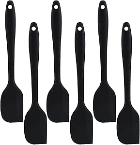 Amazon.com: Ousyaah Silicone Spatula (6 Pack), 8 Inch Non-Stick Rubber ...