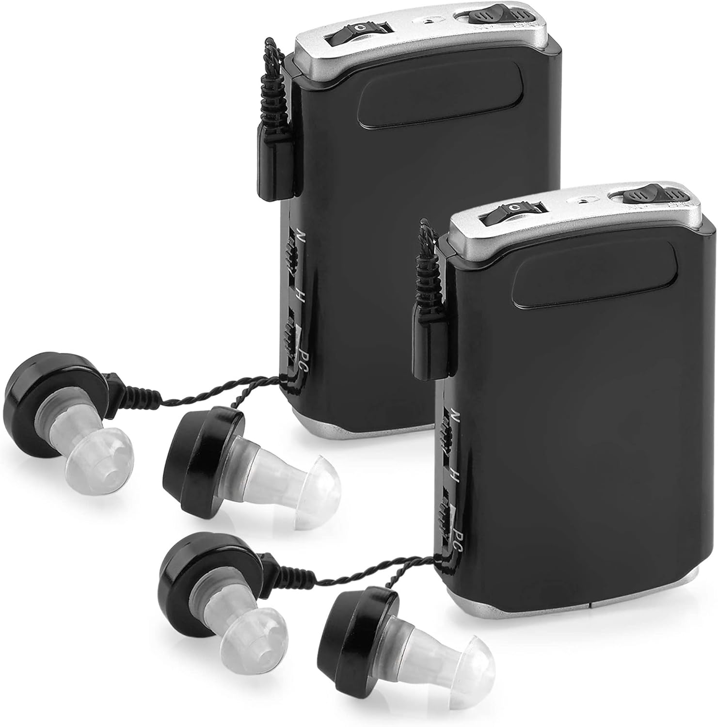 Amazon.com: Rechargeable Personal Sound Amplifier - Pack of 2 ...