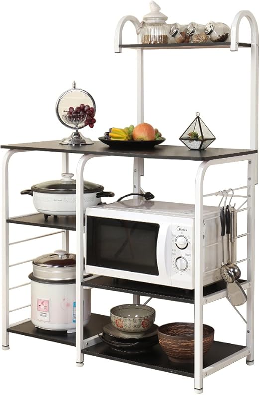 Amazon.com - SogesPower Kitchen Baker's Rack 3-Tier+4-Tier Microwave ...