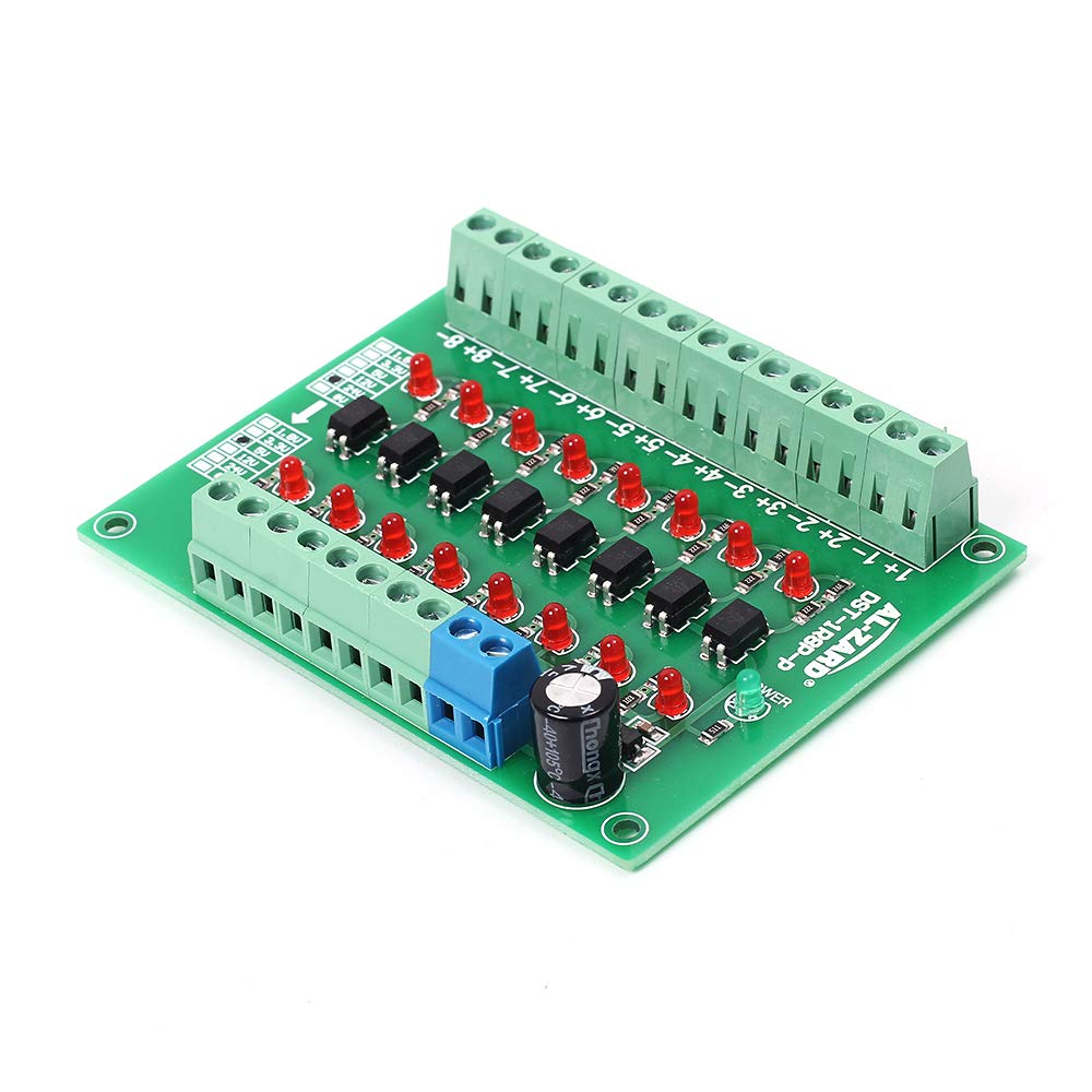 Buy IS Icstation 24V to 5V 8 Channel PLC-PNP Signal Converter ...