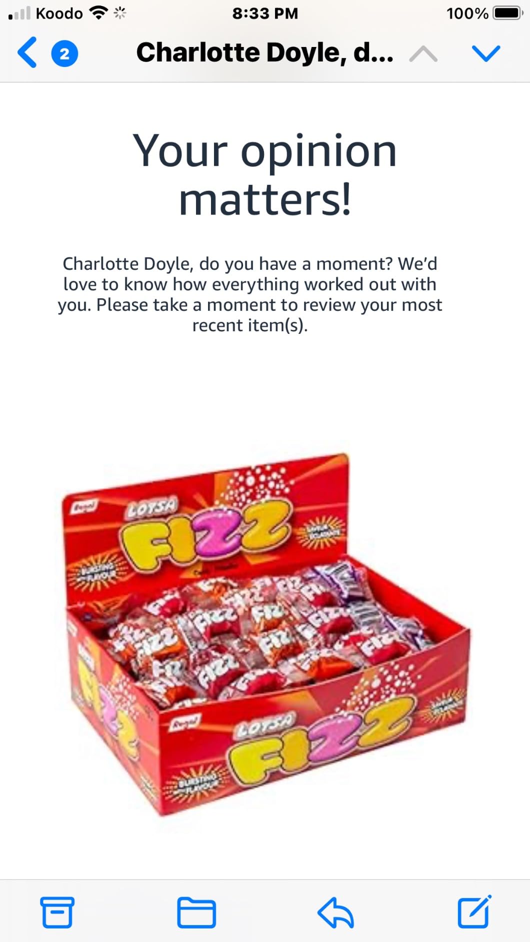 REGAL Lotsa Fizz Candy Strips, 48 Count : Amazon.ca: Grocery & Gourmet Food