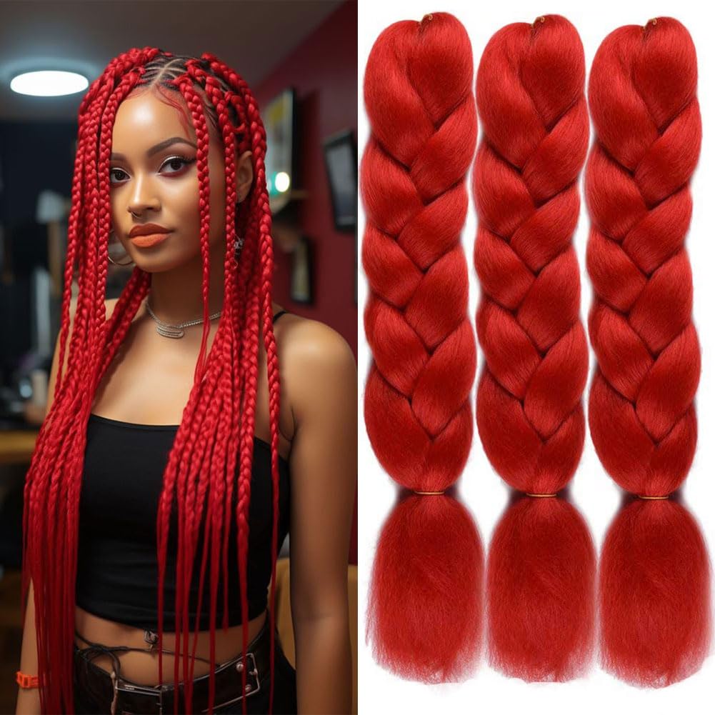 Red Braids For Black Women Best Hair Styles For Black Women | Sew In,