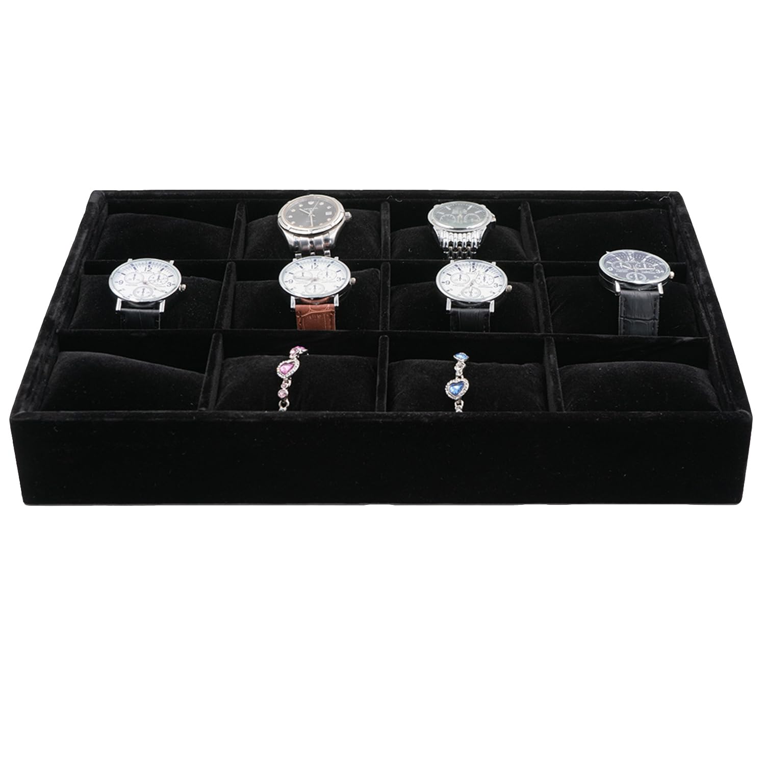 Amazon.com: XHMQYC Jewelry Trays Watch Organizer Bracelet Display Case ...