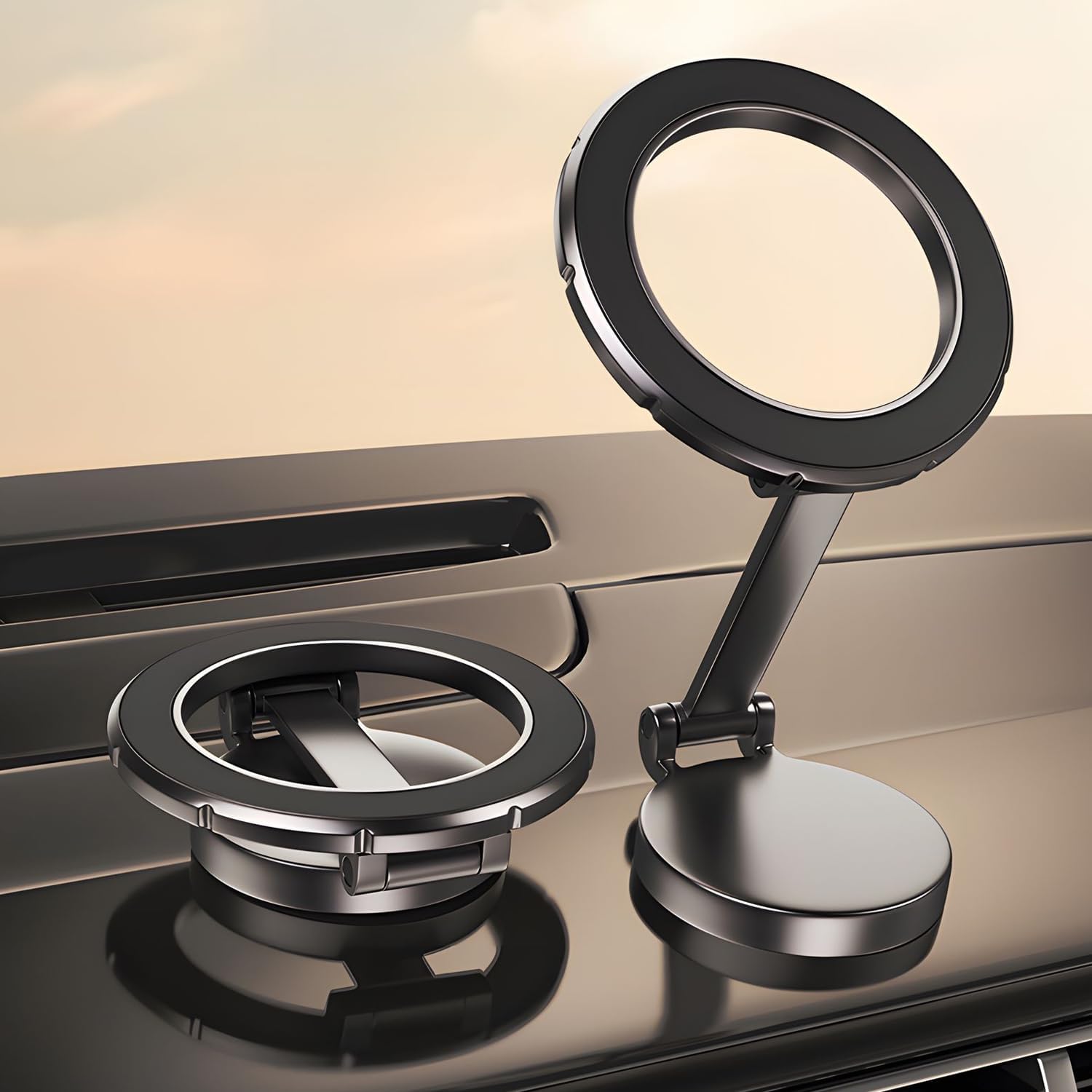 Amazon.com: Smolink for Magsafe Car Mount, Alloy Folding Magnetic Phone ...