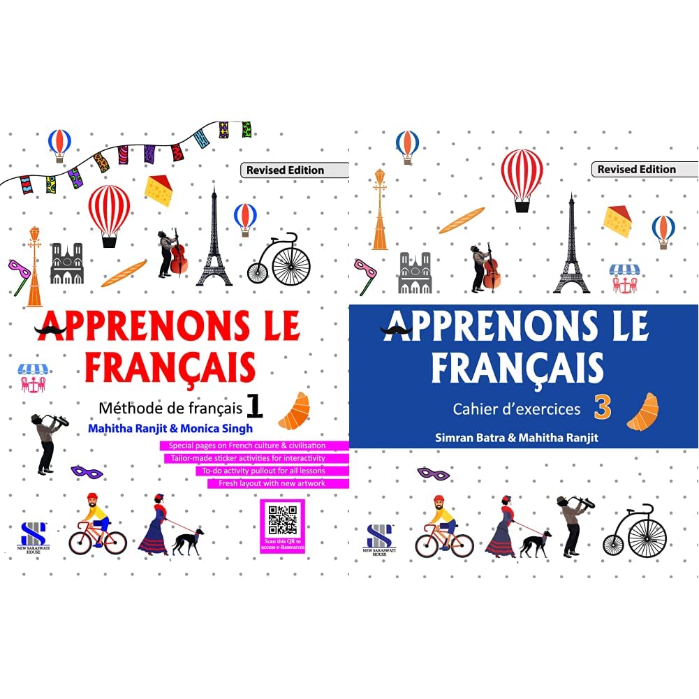 Apprenons Le Francais French Textbook 01: Educational Book+Apprenons Le ...