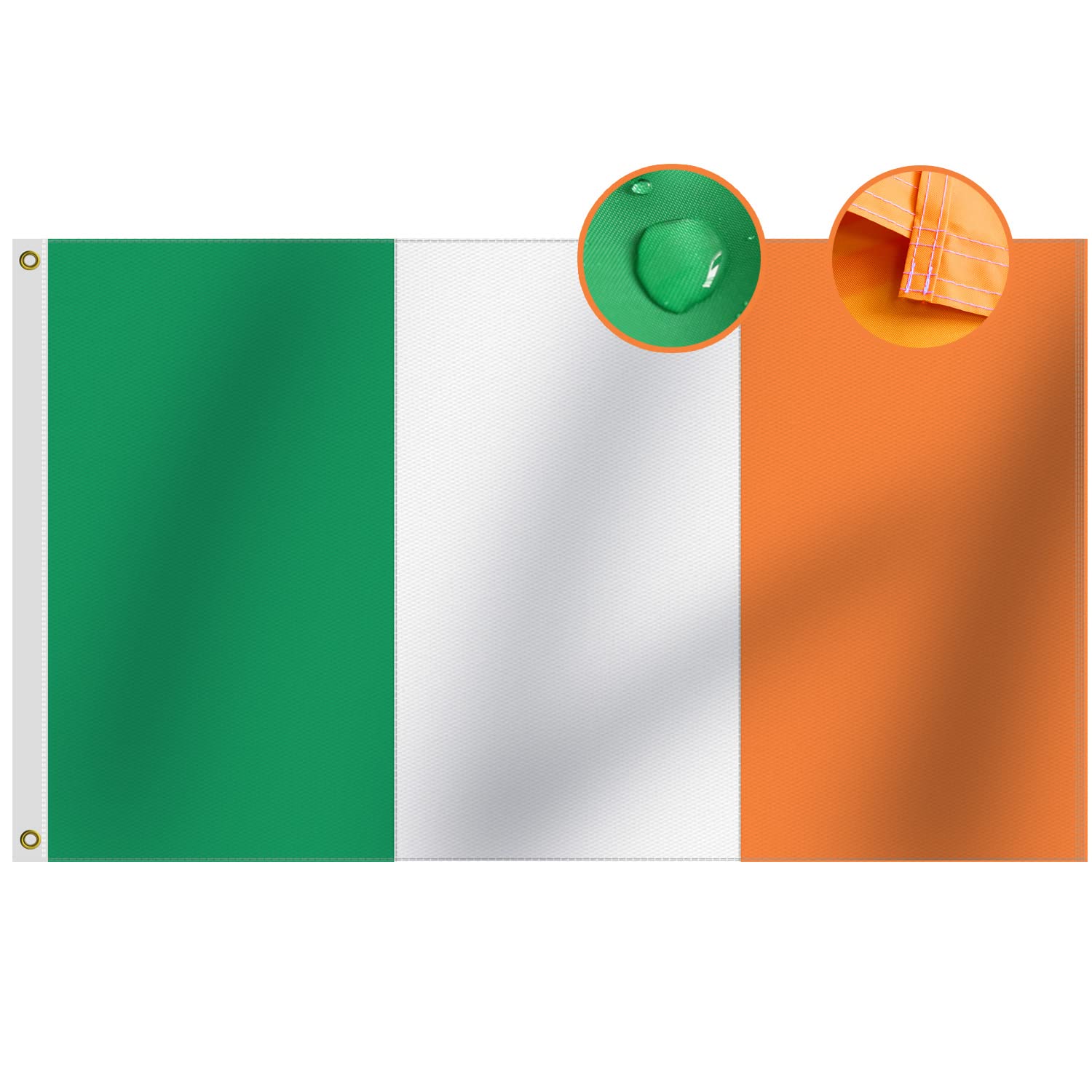 Omnisexual Premium Heavy Duty Ireland Flag 5ft x 3ft, Longest Lasting ...