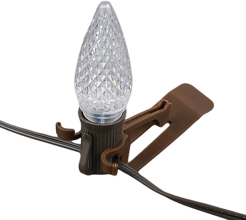 Amazon.com: Novelty Lights 25 Pack All In One Christmas Light Clip ...