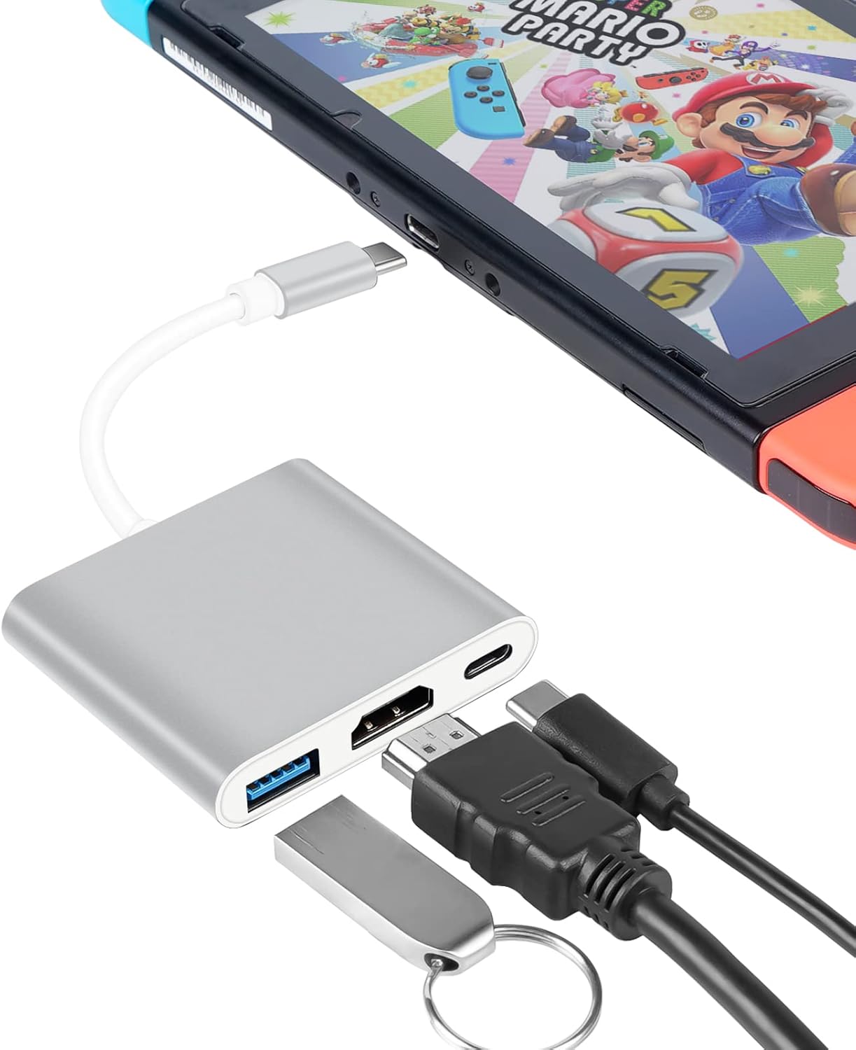 Amazon.com: Switch Dock for Nintendo Switch/OLED,Portable TV Dock with ...