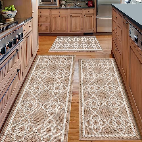 Amazon.com: Kitchen Rug Sets 3 Piece with Runner,Farmhouse Kitchen ...
