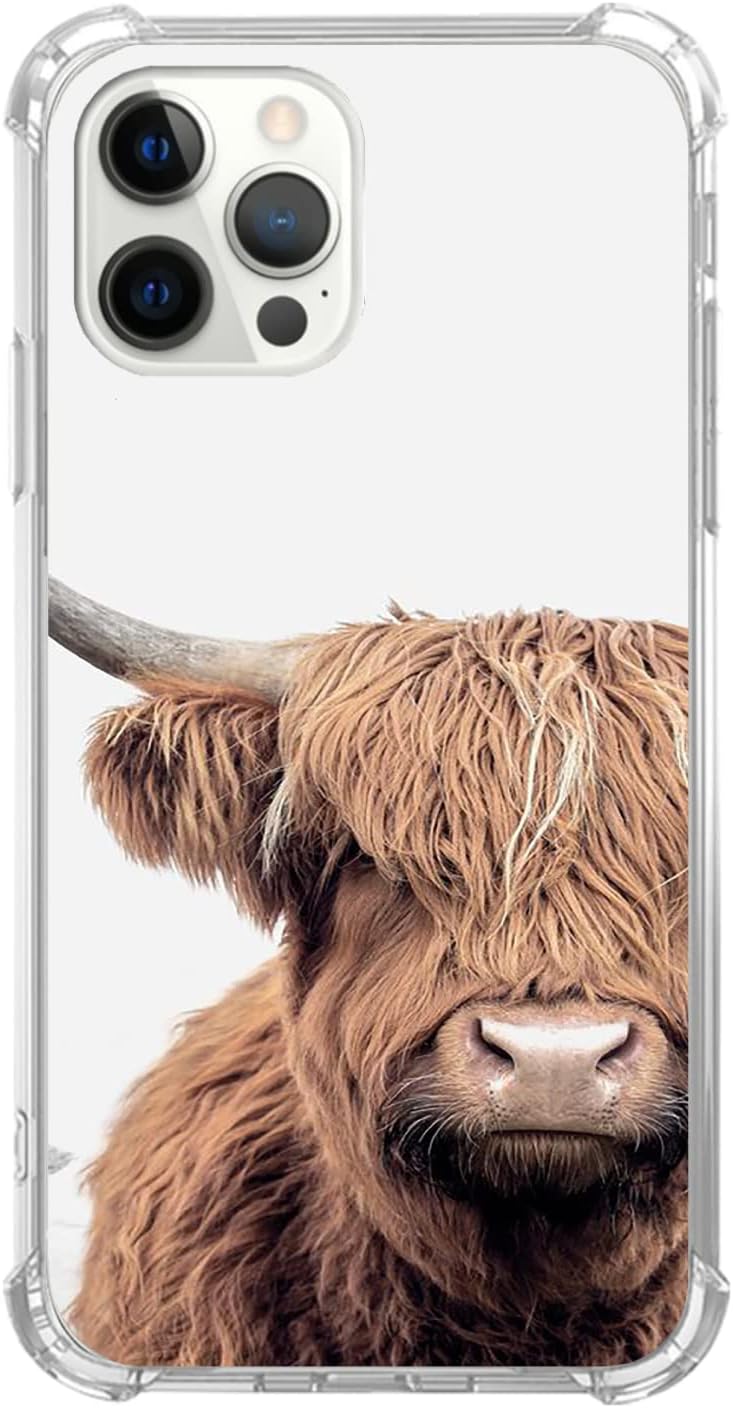 Amazon.com: Junilotcik Brown Scottish Highland Cattle Case for iPhone ...