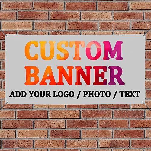 Amazon.com: Midkepf Custom Banners and Signs, Personalized Banner with Photo Text, Customized ...