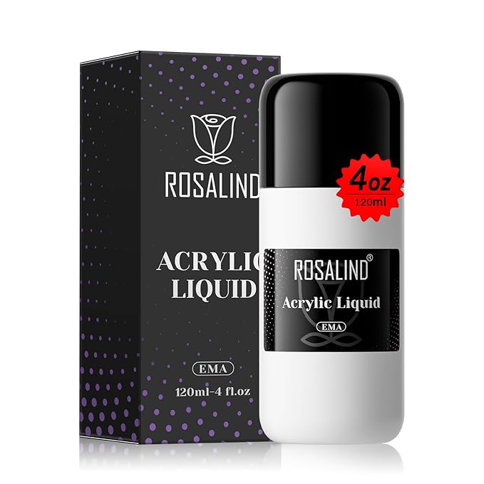 Amazon.com: ROSALIND 120ml/4fl.Oz Monomer Acrylic Liquid Professional ...