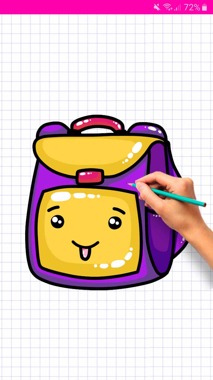 How To Draw Cute School Supplies Step By Step - App on Amazon Appstore