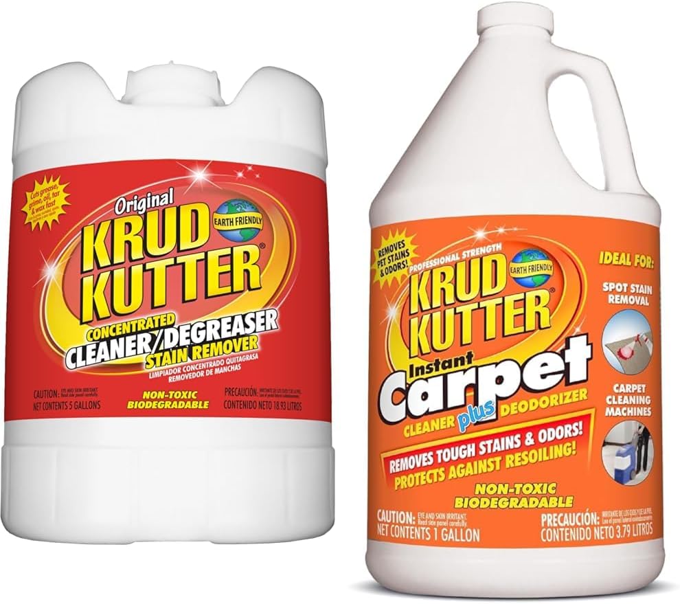 Amazon.com: Krud Kutter Orginal Concentrated Cleaner 5 Gallon, 640 Fl Oz (Pack of 1) CR012 ...