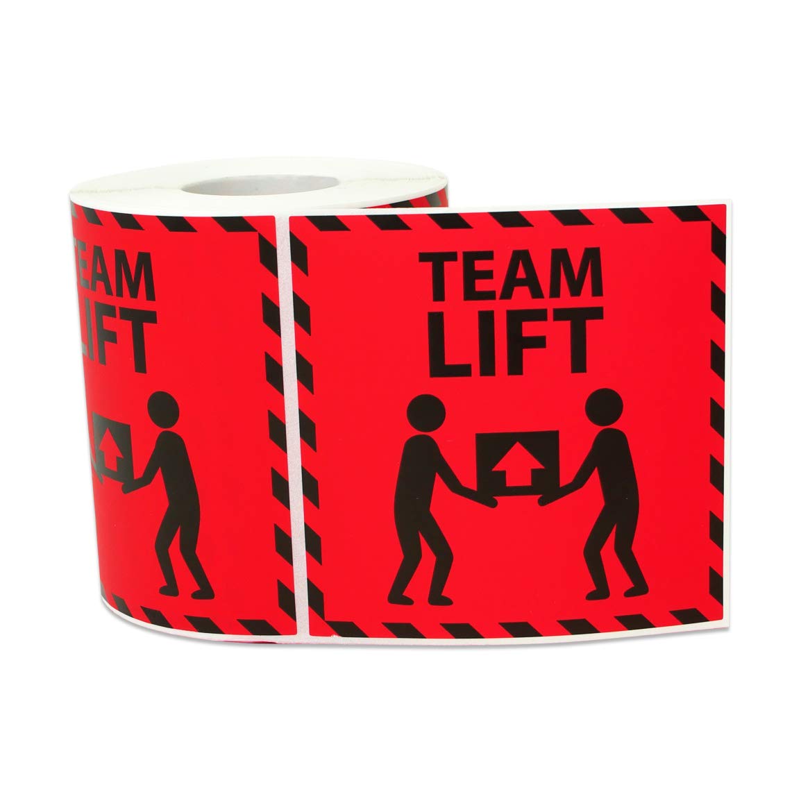 Amazon.com: 300 Team Lift Labels Stickers, 3 x 3 Inch Caution Heavy ...