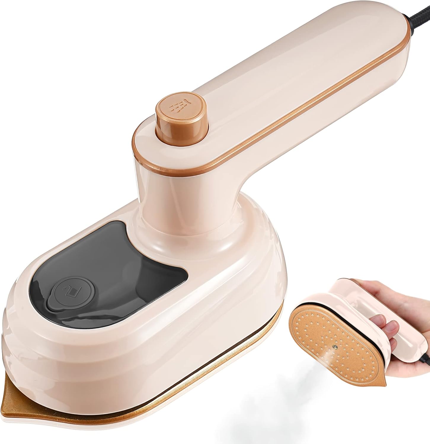 Amazon.com: Portable Handheld Iron, Brynnl Mini Handheld Steamer Iron ...