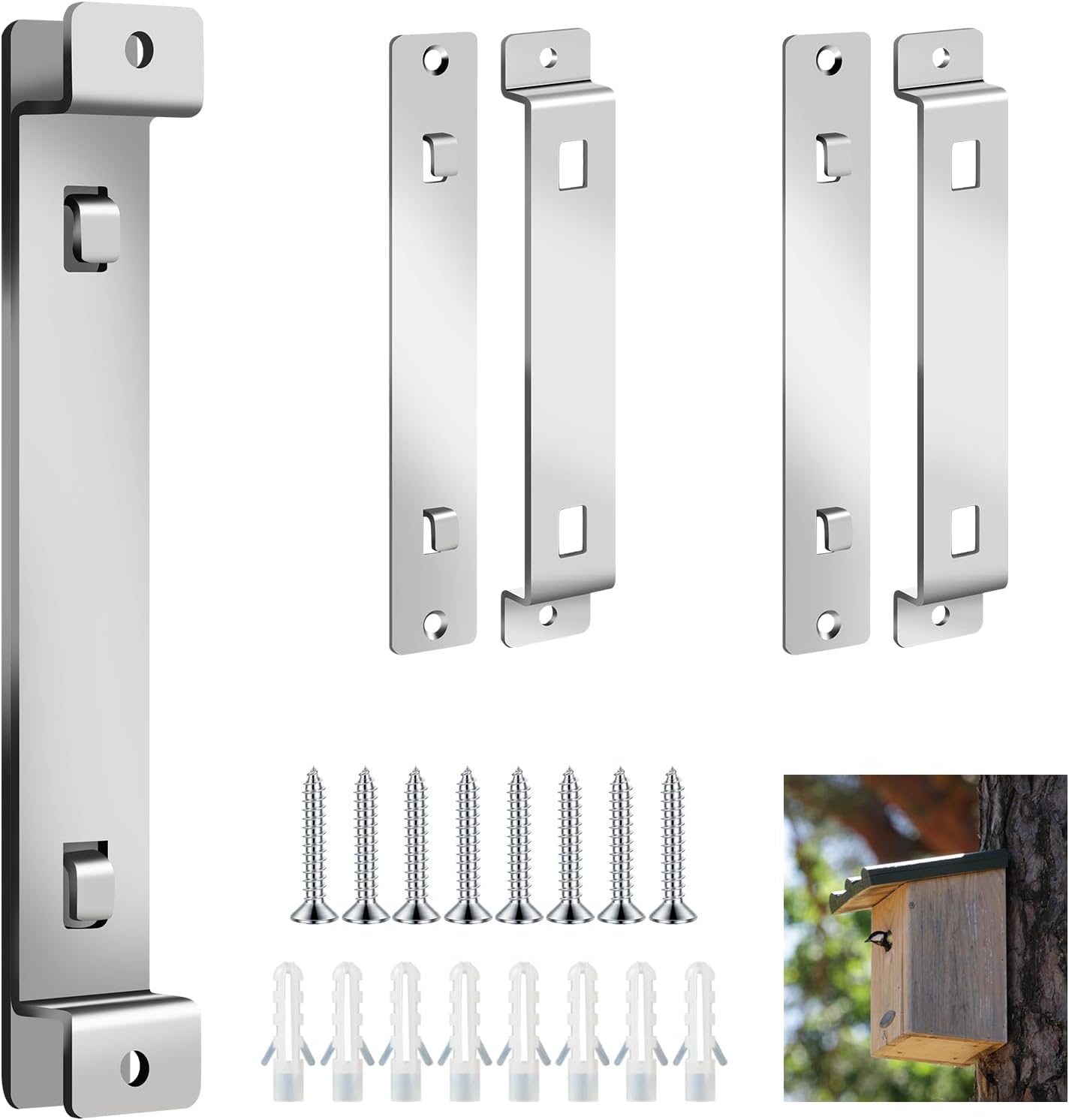 Amazon.com: Blulu Bird House Hanger Bracket Stable Rust Proof ...