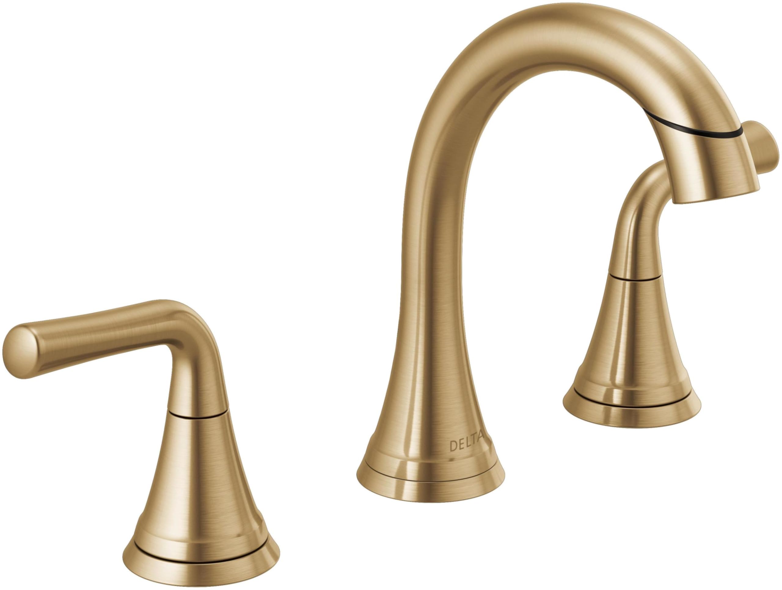 Delta 3533LF-PDMPU Kayra 1.2 GPM Widespread Pull Down Bathroom Faucet ...