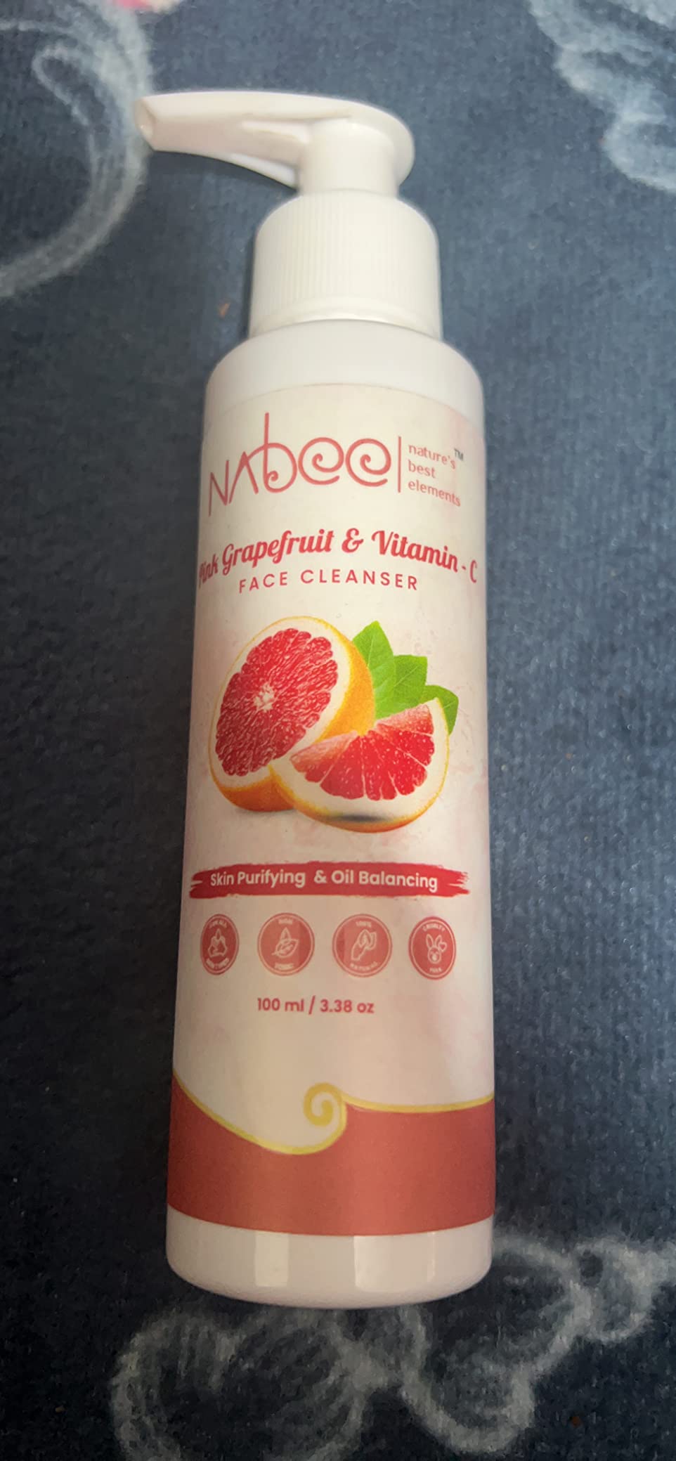 Nabee Pink Grapefruit Vitamin-C Face Cleanser |Facewash| For Fresh ...