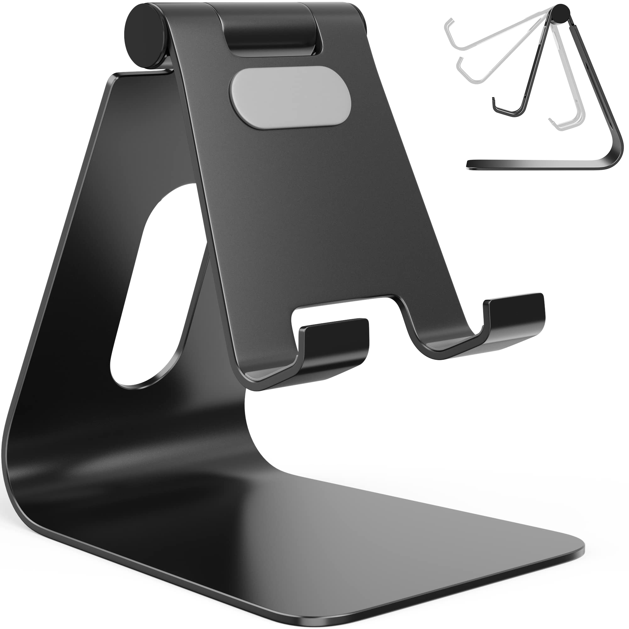 ELV Small Adjustable Mobile Phone Stand, Phone Stand for Desk, Cradle ...
