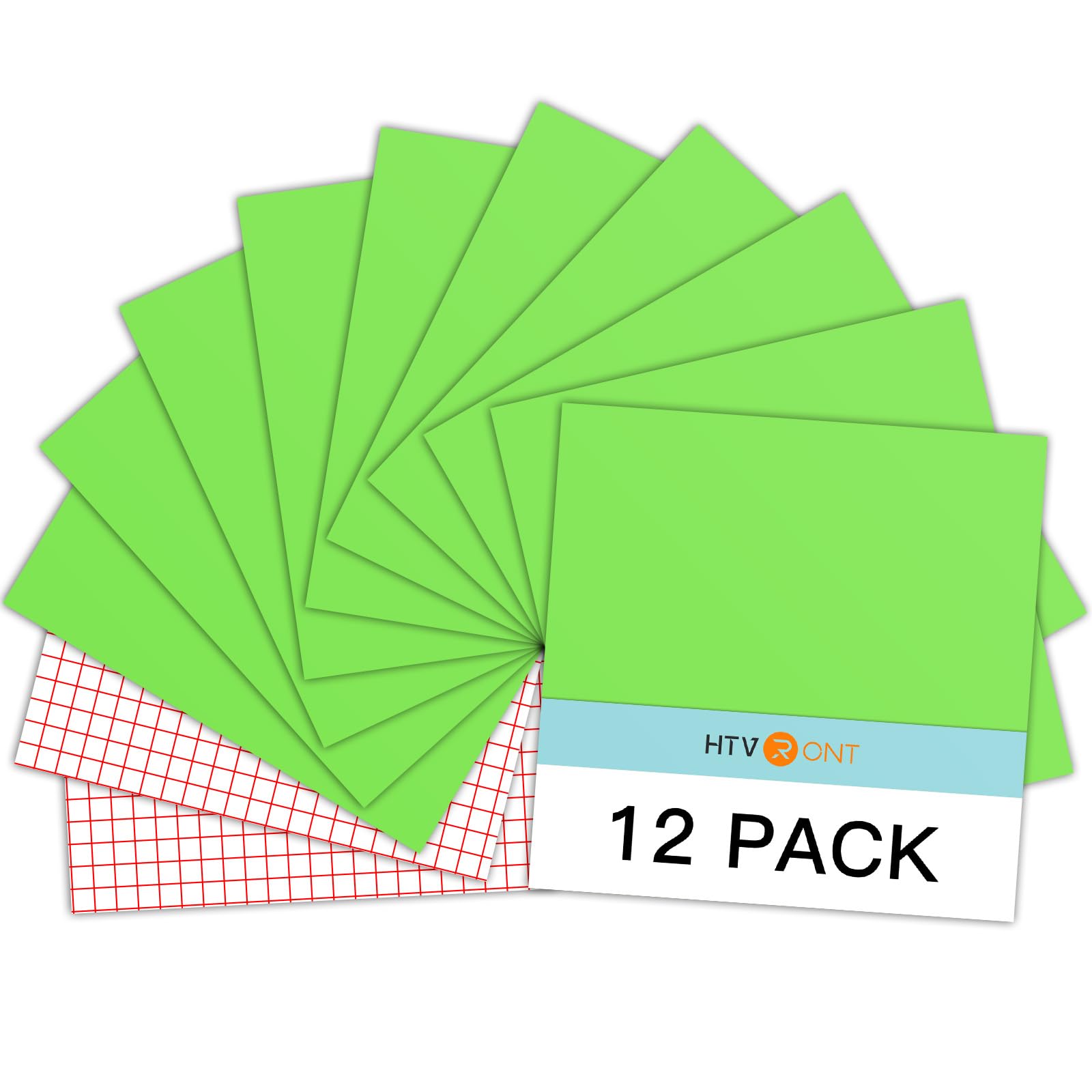 Amazon.com: HTVRONT Green Permanent Vinyl, 12 Pack Lime Green Vinyl for ...