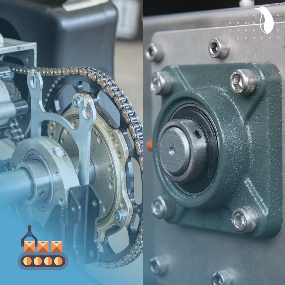 Snapklik.com : PGN UCF205-16 Pillow Block Bearing - Pack Of 4 Square ...