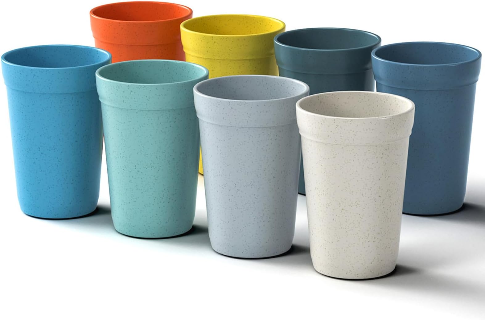 Amazon.com: Grow Forward Kids Bamboo Cups - Kids Cups with Straws and ...